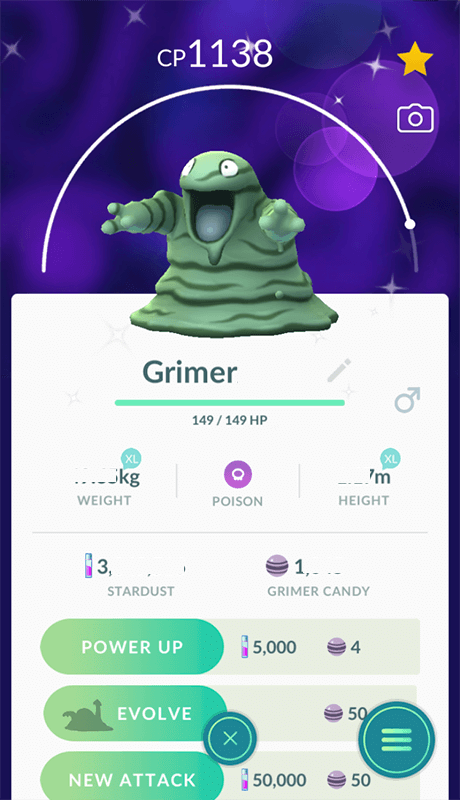 Pokemon Grimer Evolution